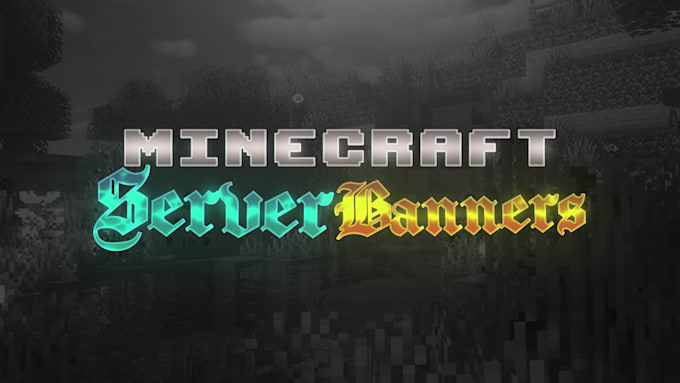 Create a custom animated banner for your minecraft server by Ryandowry ...