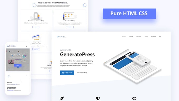Create a responsive website only using html and css by Webexpert_rabby ...