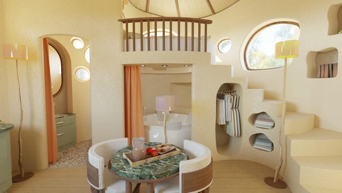 Offer you the best extraordinary room design by Justina1996 | Fiverr