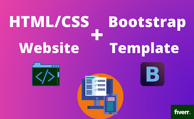 Design bootstrap template and html,css web pages by Iqra_ali07 | Fiverr