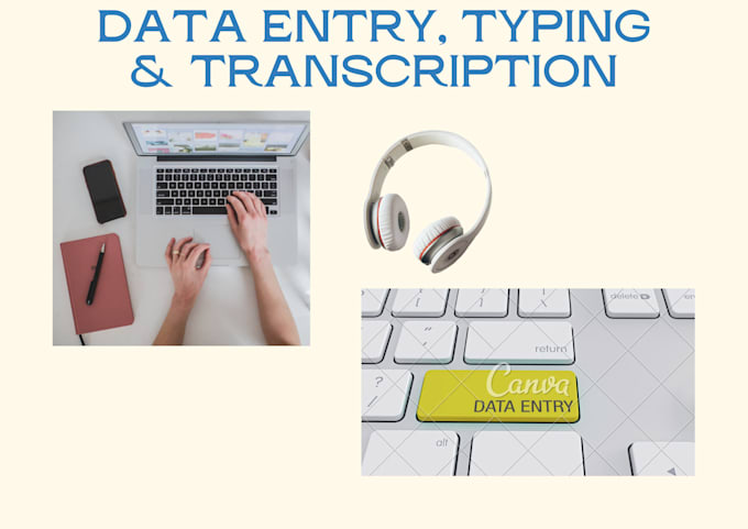 Do data entry, transcription in english and typing works for you by ...
