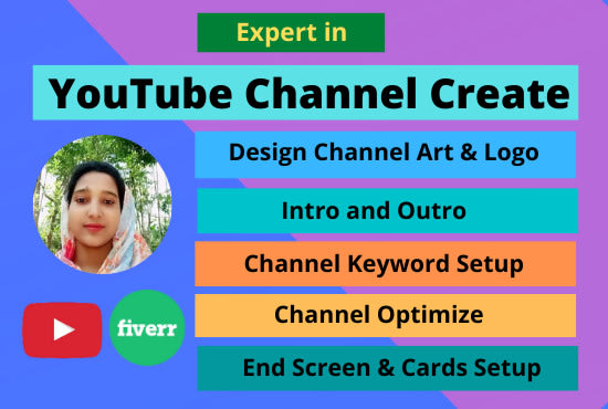 Create professional youtube channel, setup, design and optimize ...