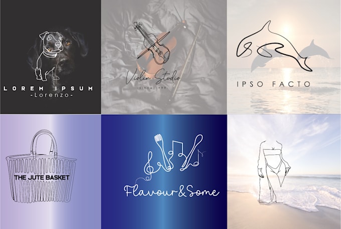 Design a custom hand drawn single line art logo by Meerasim | Fiverr