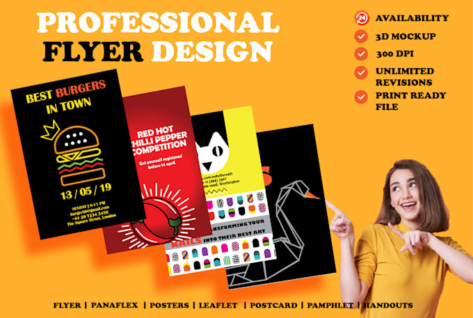 Design a professional print ready and digital use flyer by ...