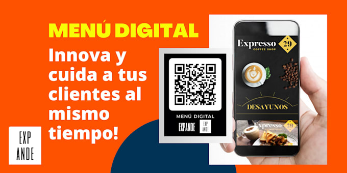 Crear un menú digital con código qr para tu restaurante by Expandela ...
