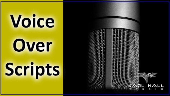 Write your voice over script by Stesher | Fiverr