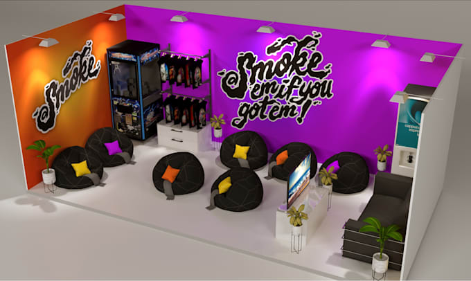 3d trade booth design, exhibition stalls, and kiosks by Tapas_graphic ...