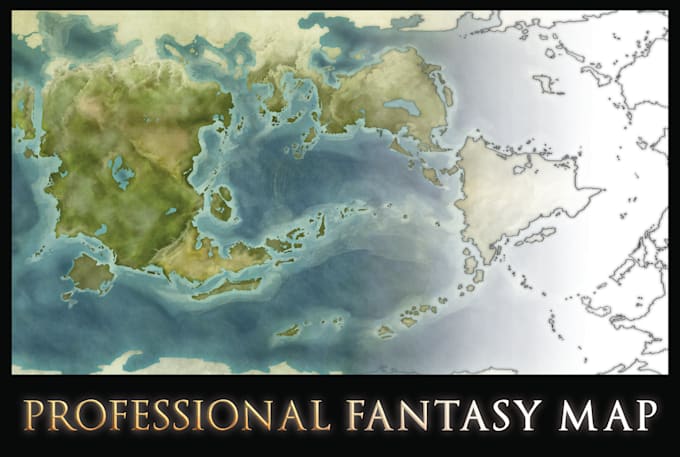 Make you a beautiful, professional fantasy map by Hugocmachado | Fiverr