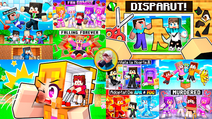 Make a minecraft thumbnail by Tayonc | Fiverr