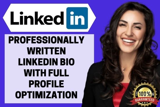 Write, or rewrite optimized linkedin profile, bio, summary by Faiza_cv ...