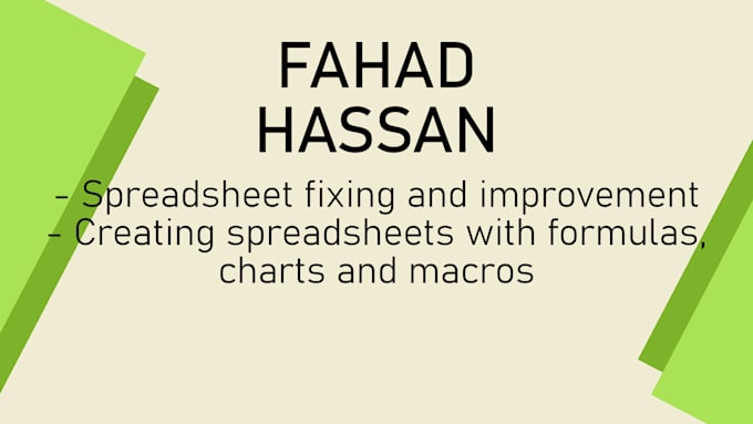 Create custom excel spreadsheet using formulas and charts by ... Create custom excel spreadsheet using formulas and charts by ...