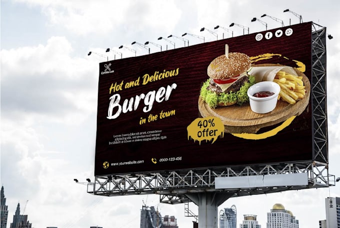 Create professional billboard, wall poster, sign board and signage by ...