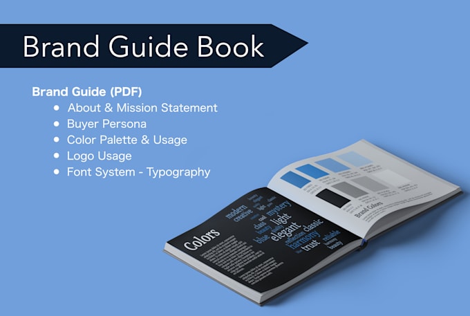 Design a professional brand identity guide by Sandysdesigns | Fiverr