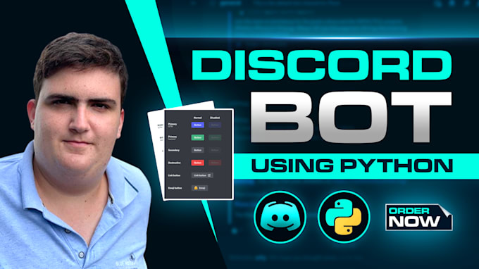 Make a discord bot using python by Megagaming | Fiverr