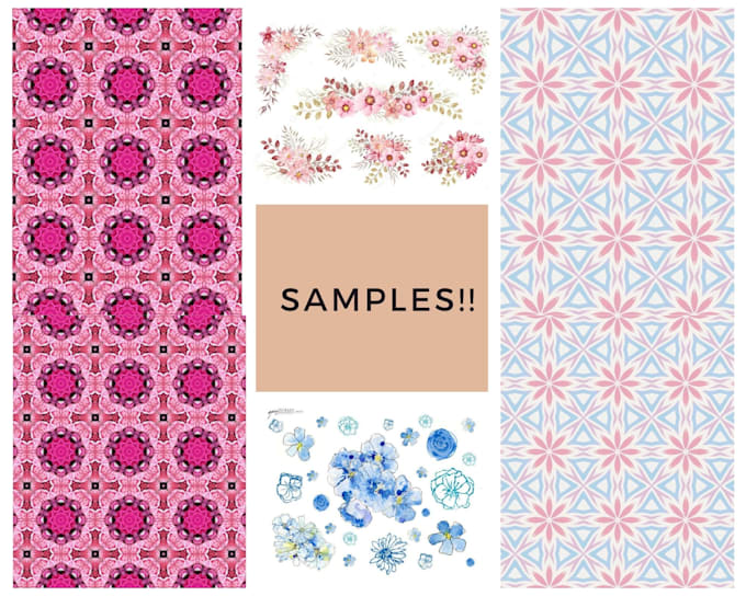 Create unique pattern designs for your brand by Navya_cameo | Fiverr