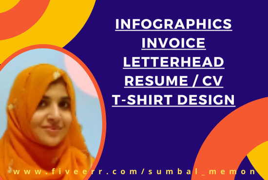 Design professional infographics, letterhead and invoice by Sumbal ...
