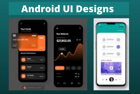 Create ui designs for you in android by Deltaworkaholic | Fiverr