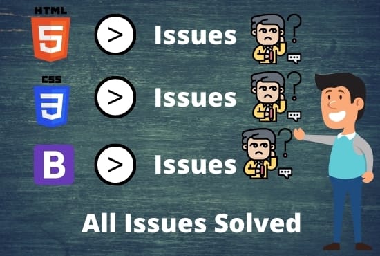 Edit And Fix Html Css Bootstrap Issues Bugs On Your Webpage By Webhardy Fiverr