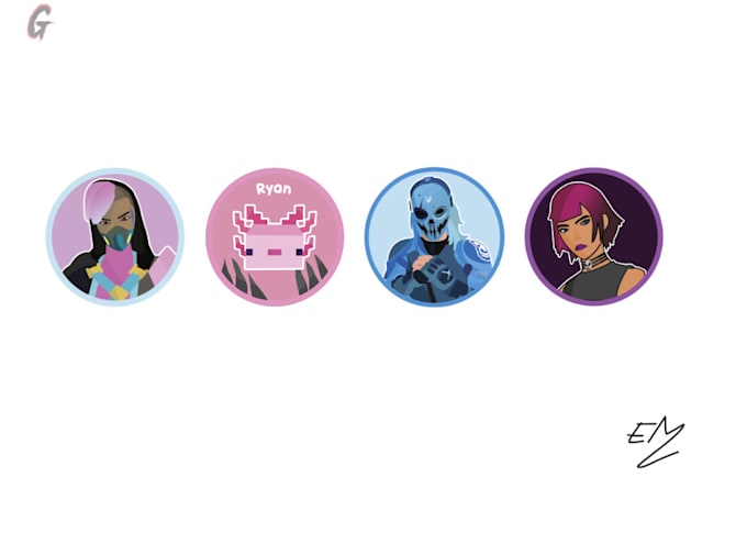 Create you a illustrated profile picture by Guiltygraphics | Fiverr