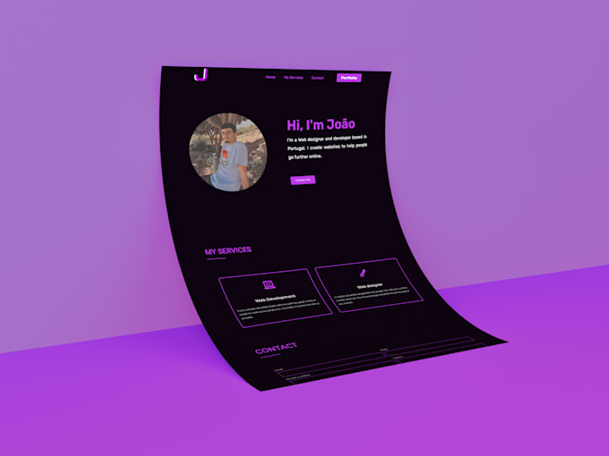 A front end page development, html, css by Jpmofficial | Fiverr
