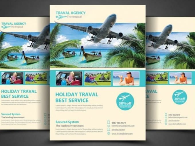 Design a first class flyer template for your business by Aniramit | Fiverr