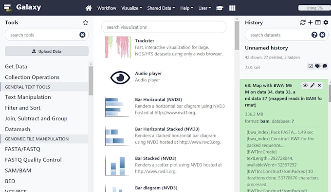 Analyze your ngs data by using galaxy by Bio_coders | Fiverr
