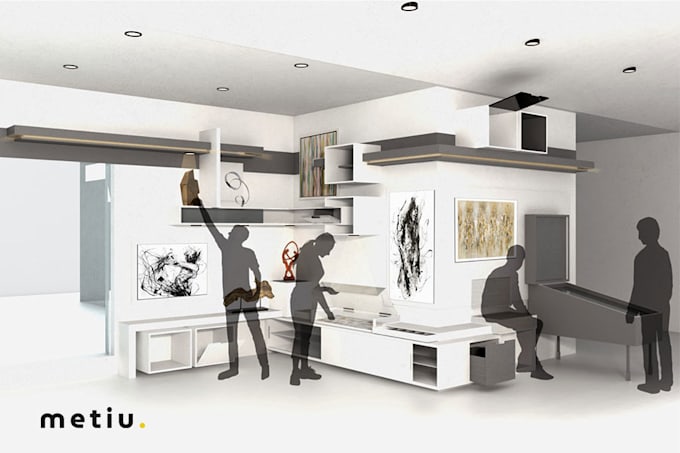 Design and render your residential space by Metiudesign | Fiverr