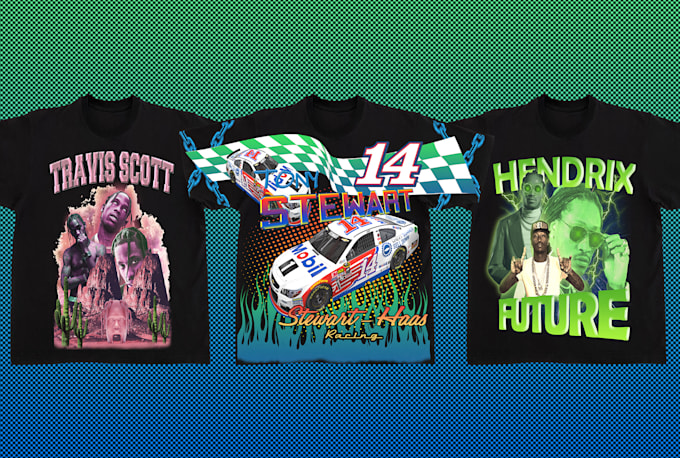 Design a vintage bootleg style for apparel by Mir_design8 | Fiverr