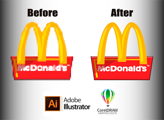 Convert image or logo to vector in ai, cdr, png, eps, svg, pdf format ...