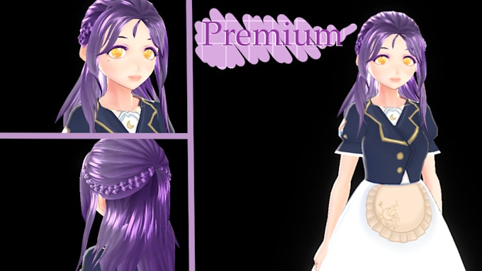 Create a custom 3d model for vr chat, v tuber, game by Fleur_vroid | Fiverr