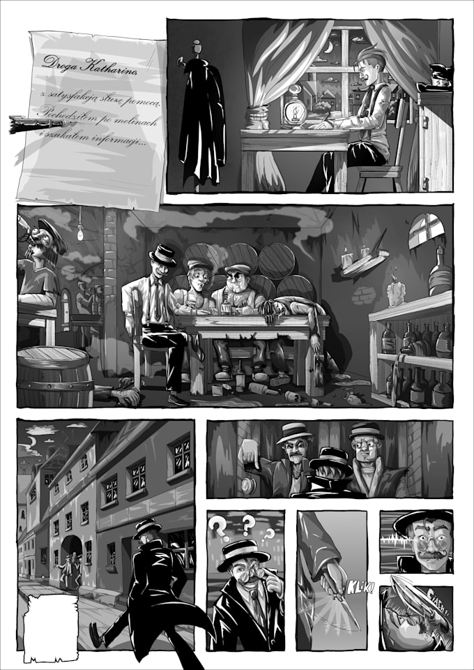 Draw digital comic pages for your story by Thegns | Fiverr