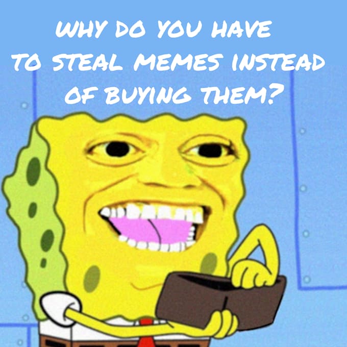 Give you random spongebob meme template by Thankszone | Fiverr