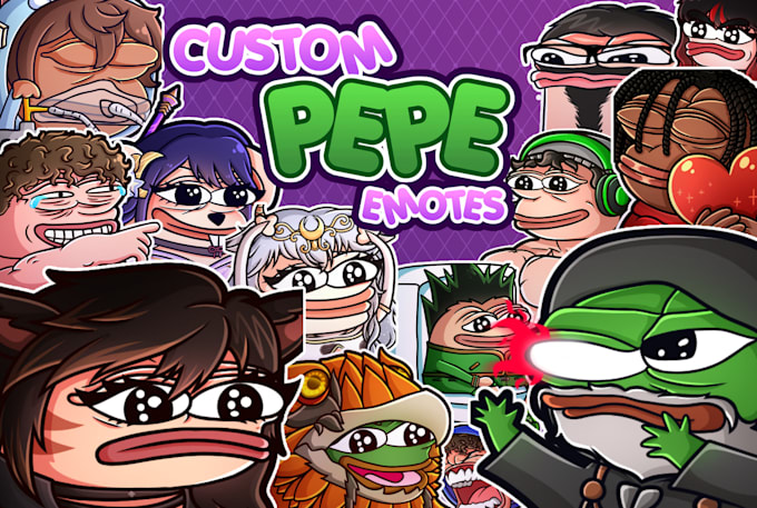 Create custom pepe the frog peepo emotes for twitch discord by Niicoara ...