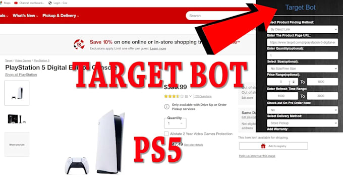 Create target auto bot by Jsmoothie | Fiverr
