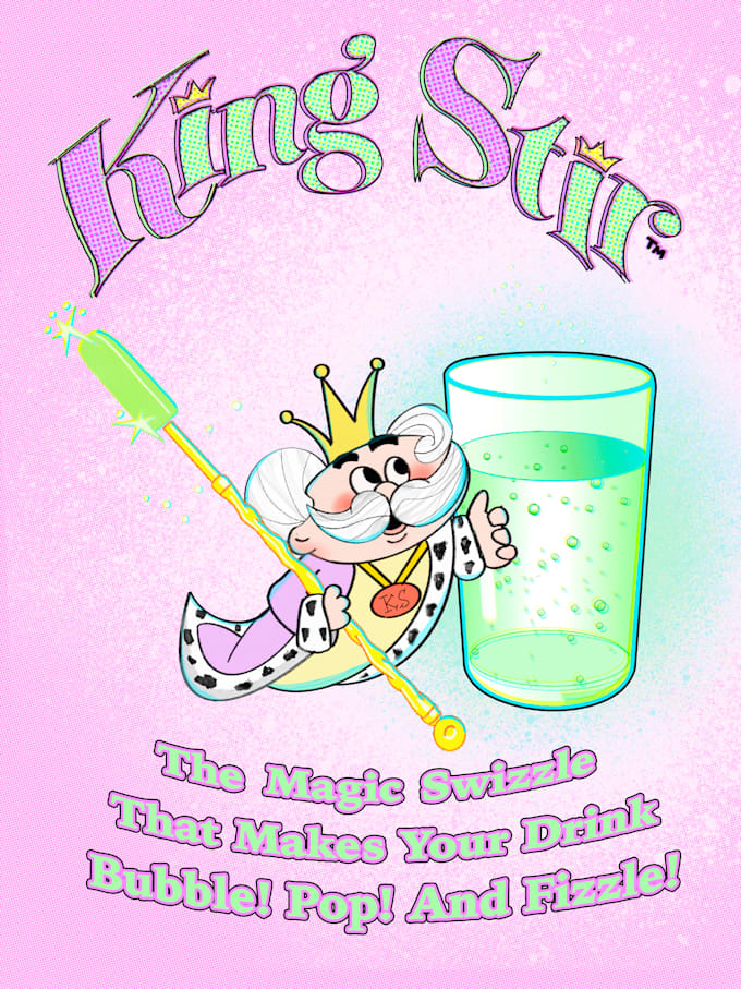 Create a full color piece of traditional character animation by ...