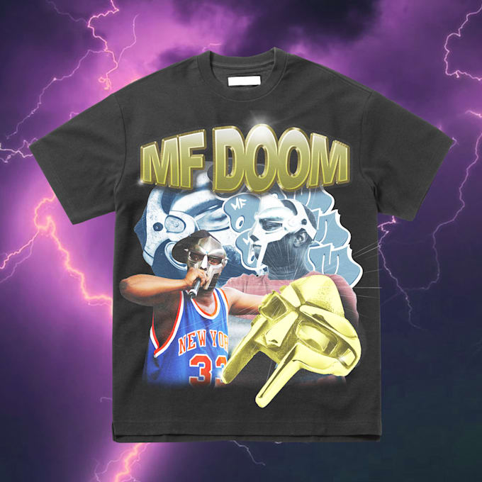 Design a vintage bootleg 90s rap tshirt streetwear by Blacktears | Fiverr