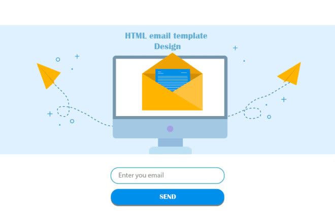 Design Editable Responsive Html Mail Template From Scratch By Danielarevaloro Fiverr