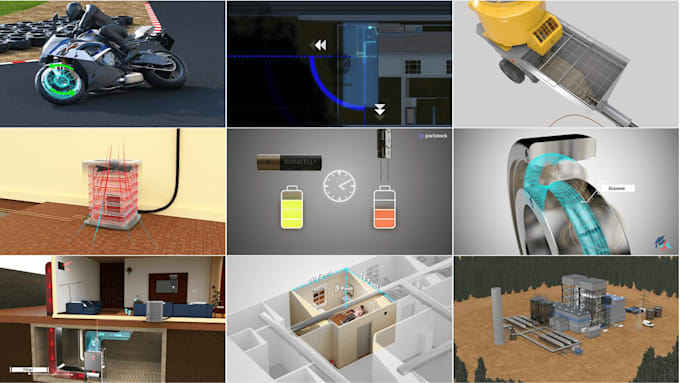 Do 3d animated explainer for industrial and engineering products by ...