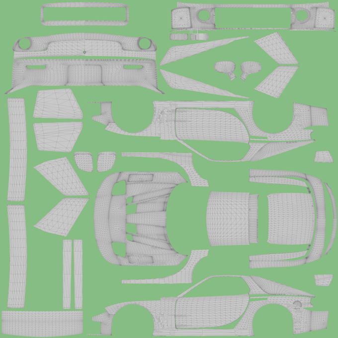 Make template for your gta5 cars to make you easier for making livery by Wzmedia | Fiverr