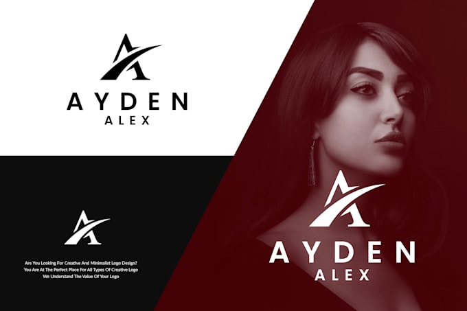 Design modern minimal initial name logo for personal and business brand ...