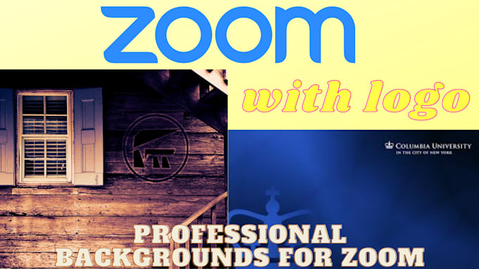 Do professional zoom backgrounds with your logo by Rihanshefeeque | Fiverr