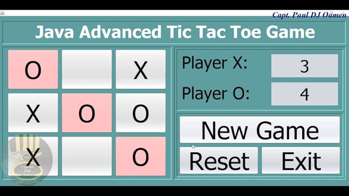 Create a tic tac toe game using java by Abrar02 | Fiverr