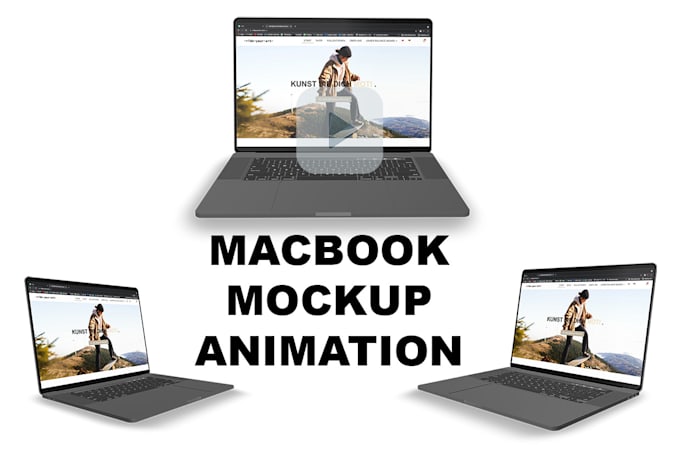 Create a macbook mockup animation by Timnoehrer | Fiverr