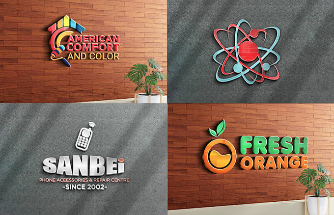 Design creative text based logo and watermark by Jawadofficial24 | Fiverr