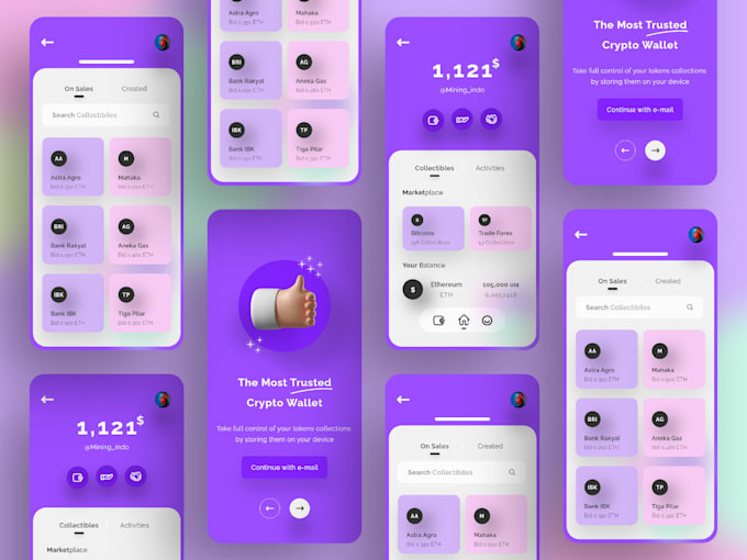 Convert ui design to flutter app by Cancetinbas | Fiverr