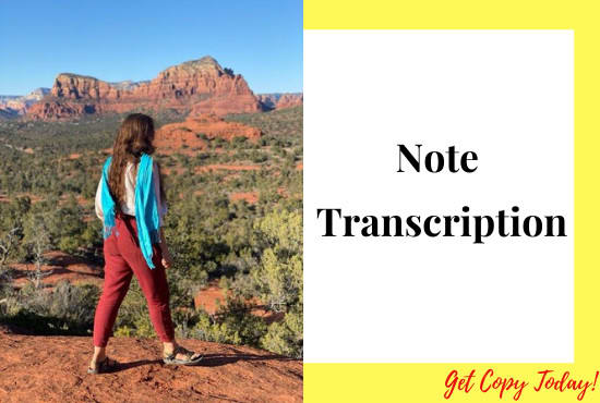 Transcribe your handwritten notes same day by Getcopytoday | Fiverr Transcribe your handwritten notes same day by Getcopytoday | Fiverr