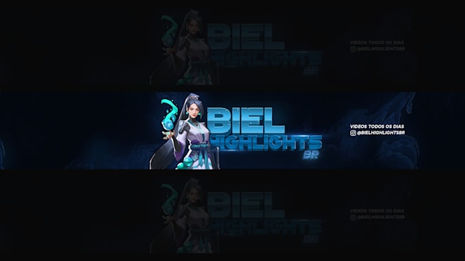 Design a super cool youtube banner by Sytharts | Fiverr