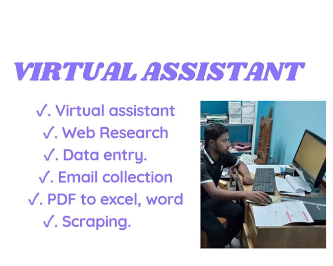 Be your virtual assistant for web research and data entry by Mohashin21 ...