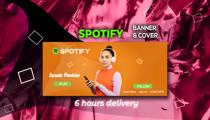 Design a spotify banner for your artist profile by Nilashinha | Fiverr
