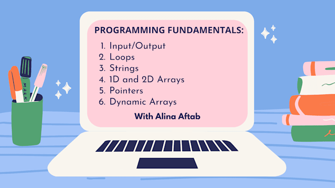 Teach you programming fundamentals concepts by Alina1243 | Fiverr Teach you programming fundamentals concepts by Alina1243 | Fiverr